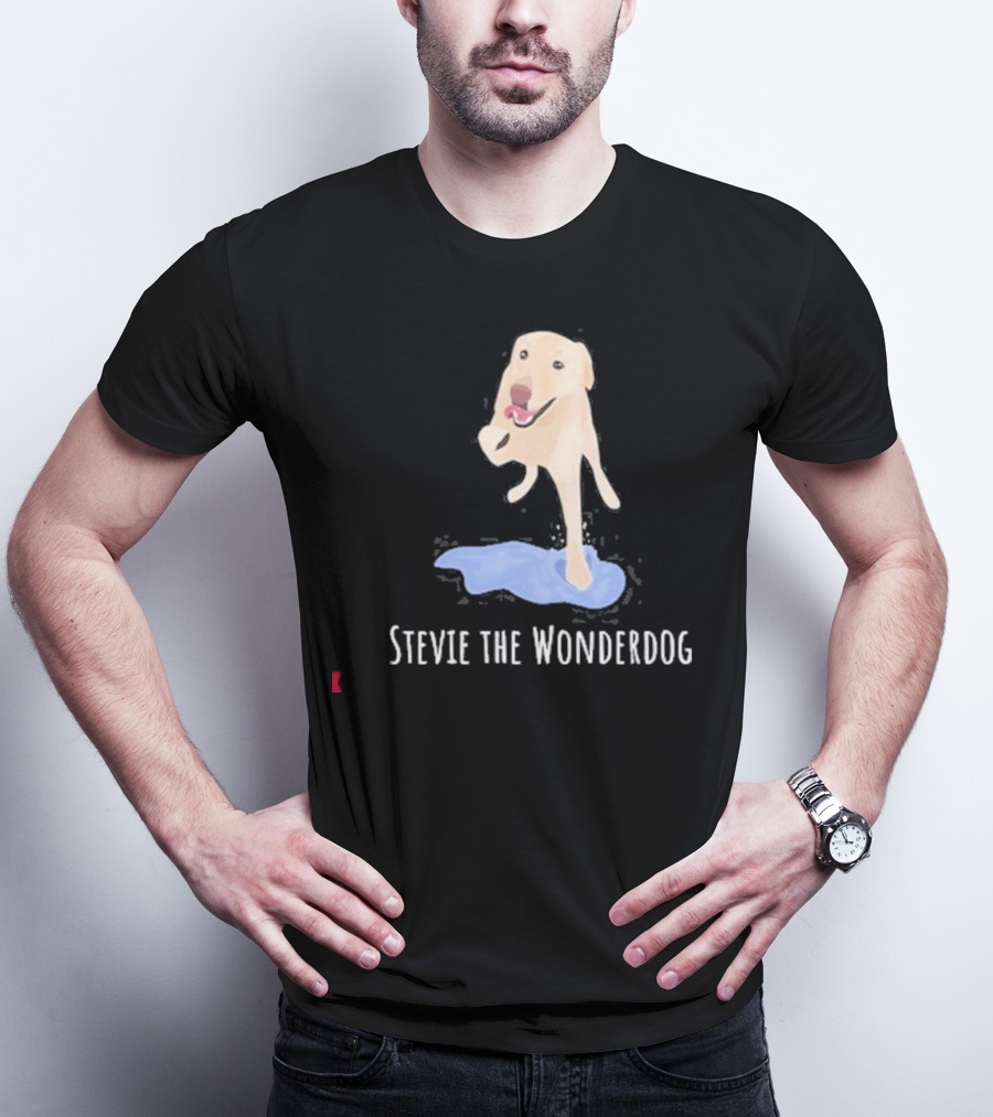 Stevie The Wonderdog Joyful Jump Over Water T-Shirt