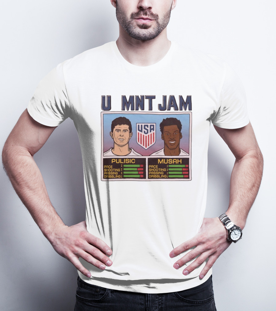 USMNT Jam Pulisic Musah USA Team Pace Shooting Passing Dribbling T-Shirt