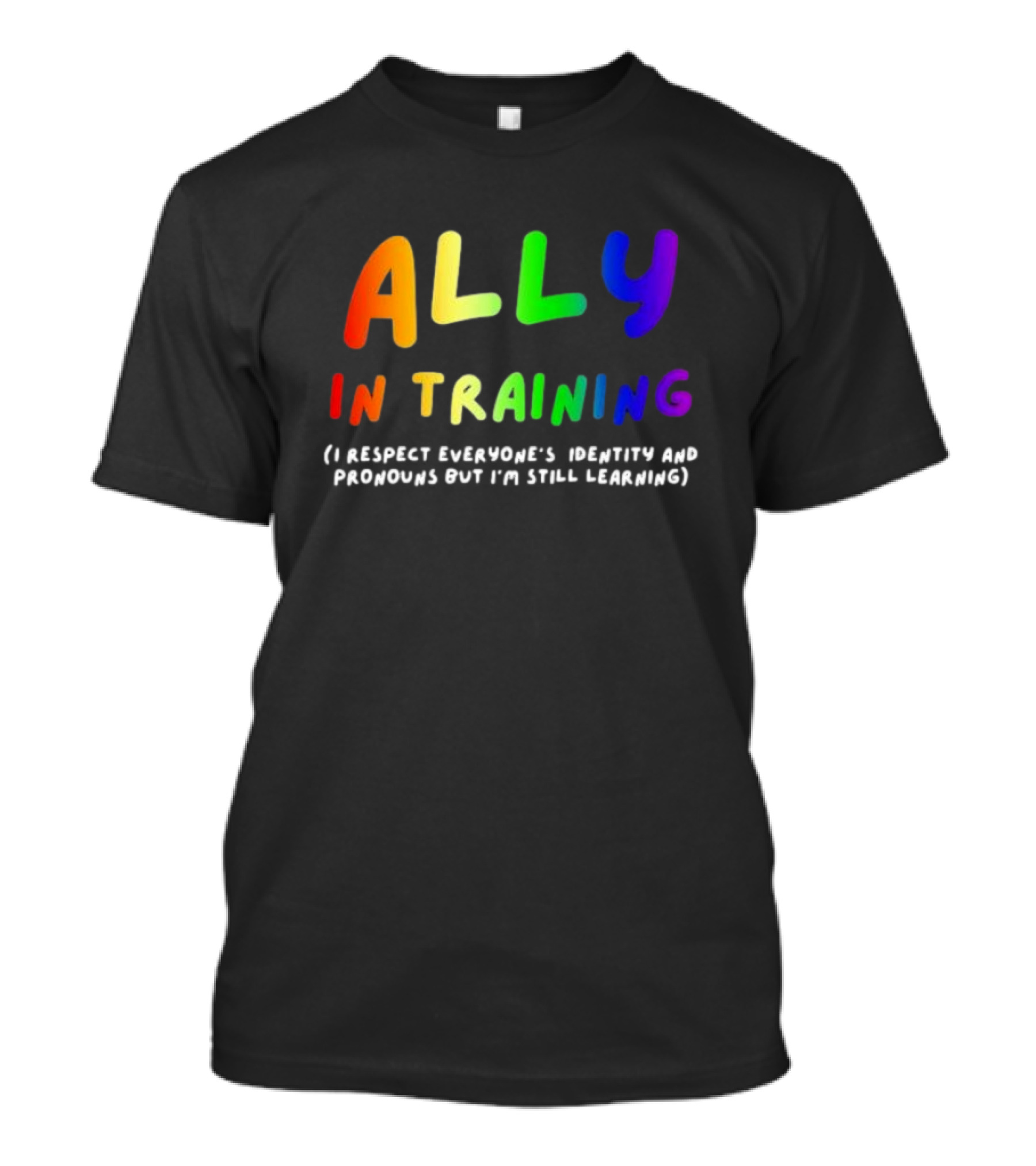 Ally In Training Respecting Identity And Pronouns Learning T-Shirt