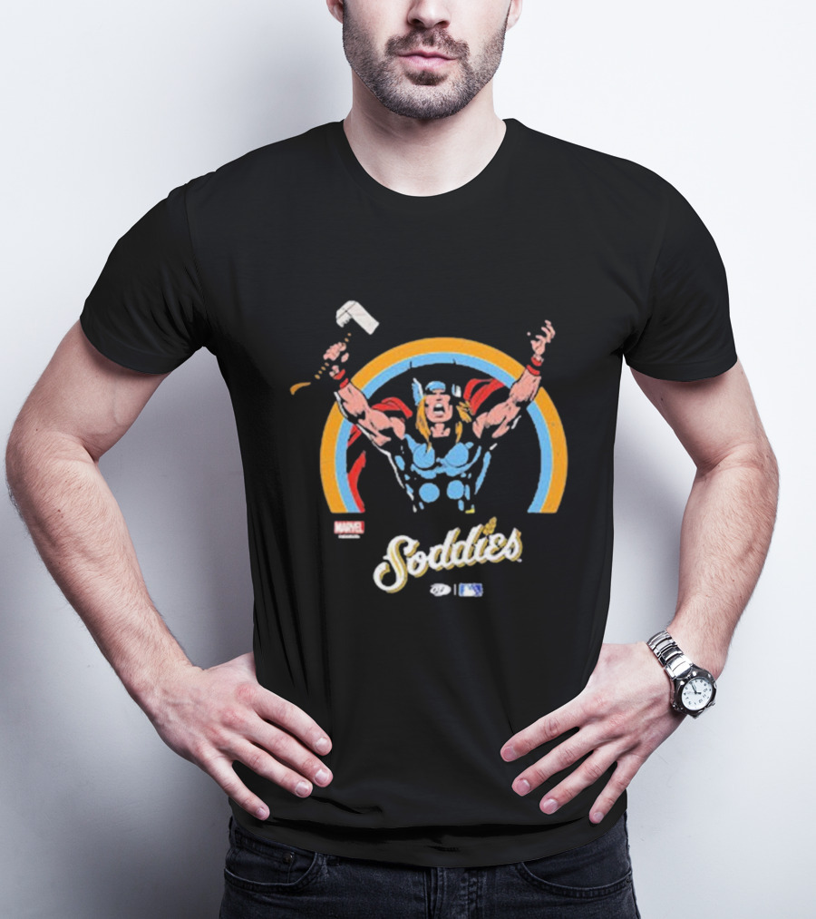 Amarillo Sod Poodles Marvel Soddies Thor T-Shirt