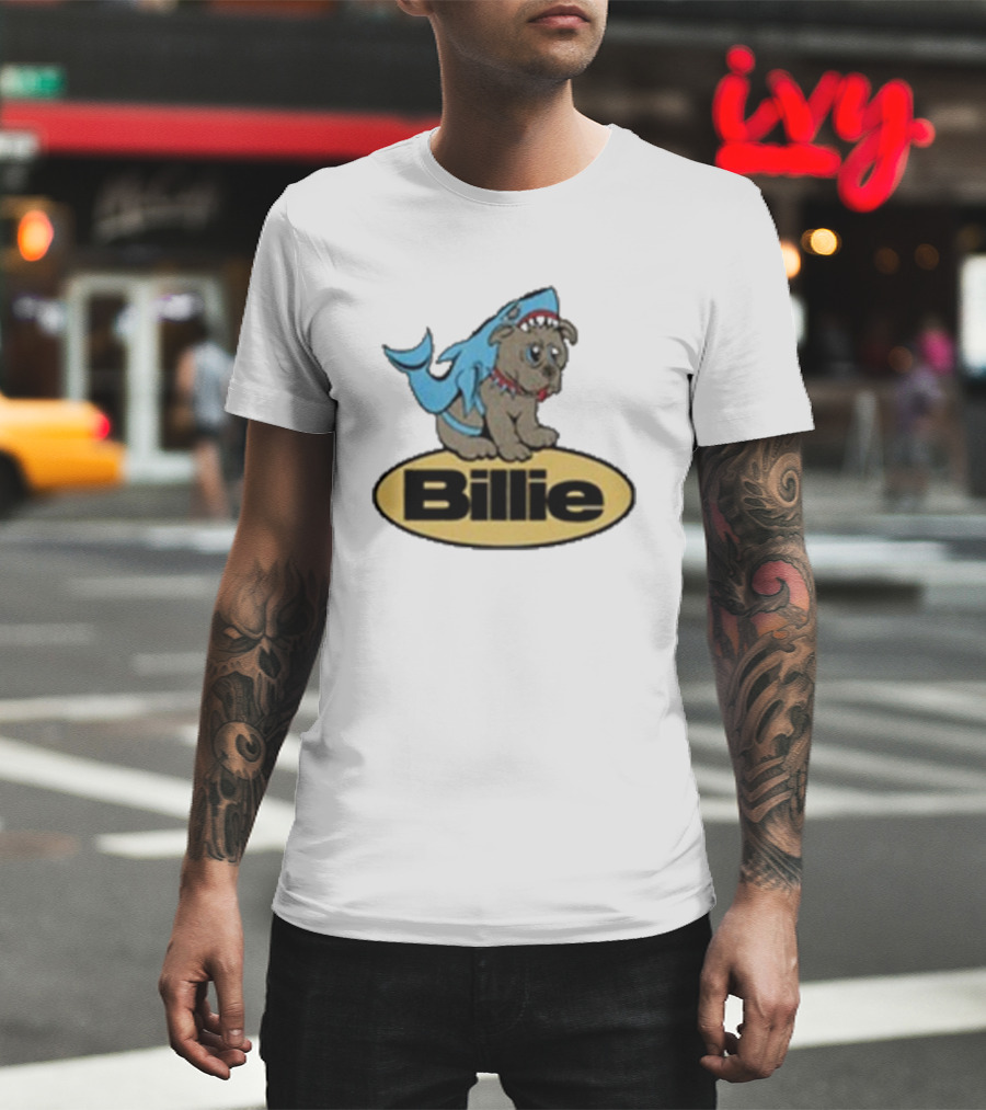 Billie Eilish Shark Puppy Raglan T-Shirt