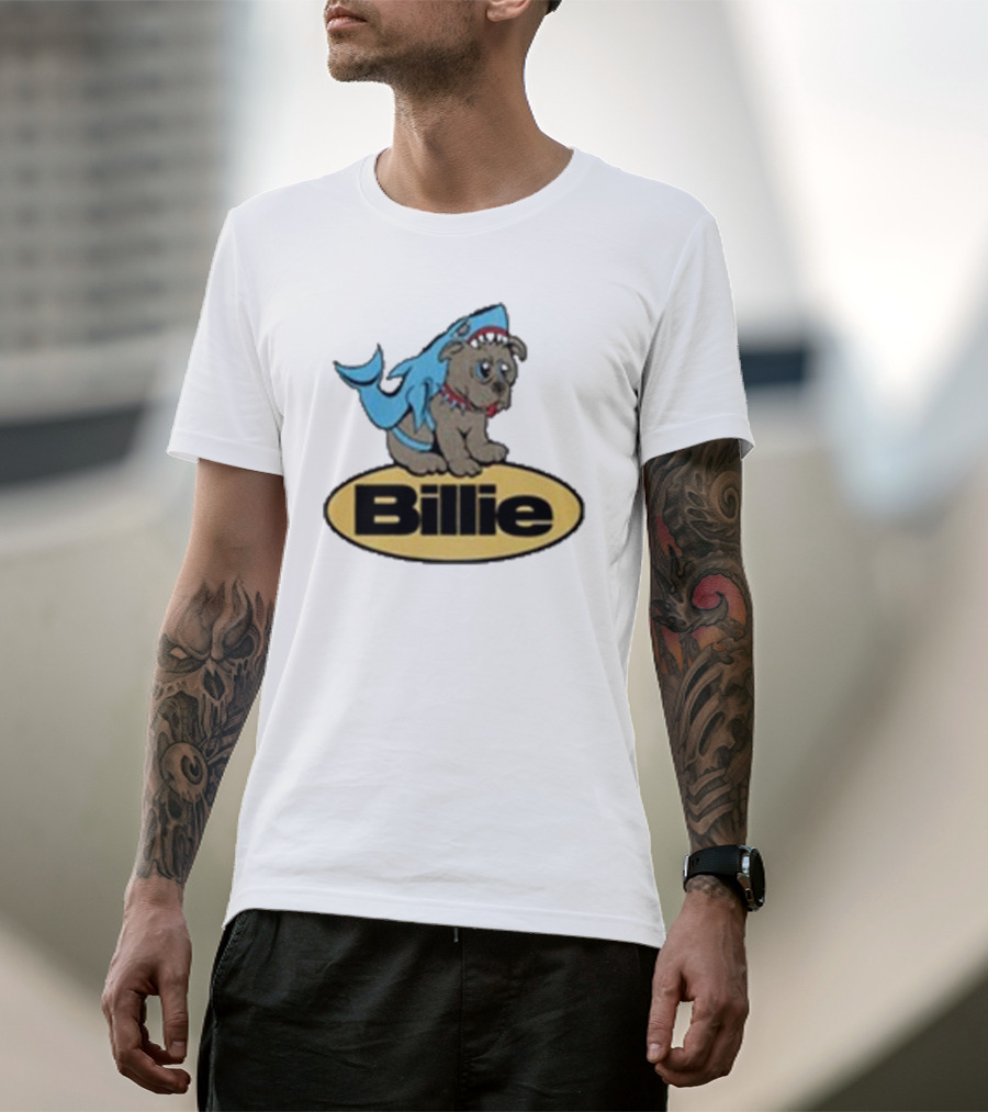 Billie Eilish Shark Puppy Raglan T-Shirt