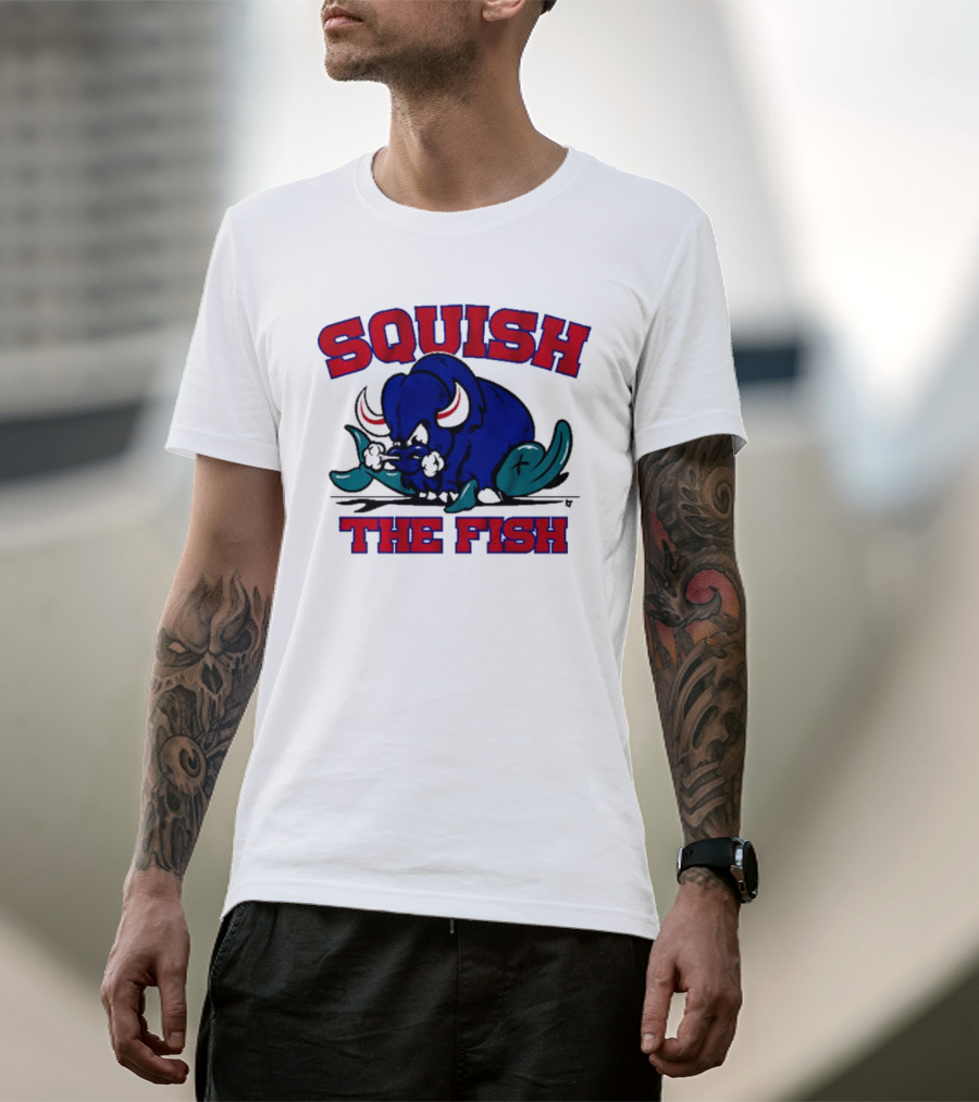 Buffalo Bills NFL Squish The Fish T-Shirt