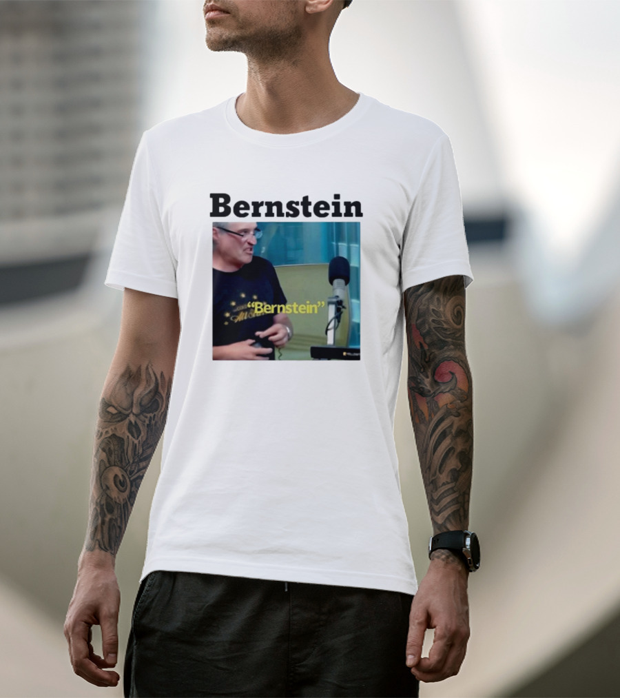 Bernstein Snarky Reply In Radio Studio Scene Featuring Microphone T-Shirt