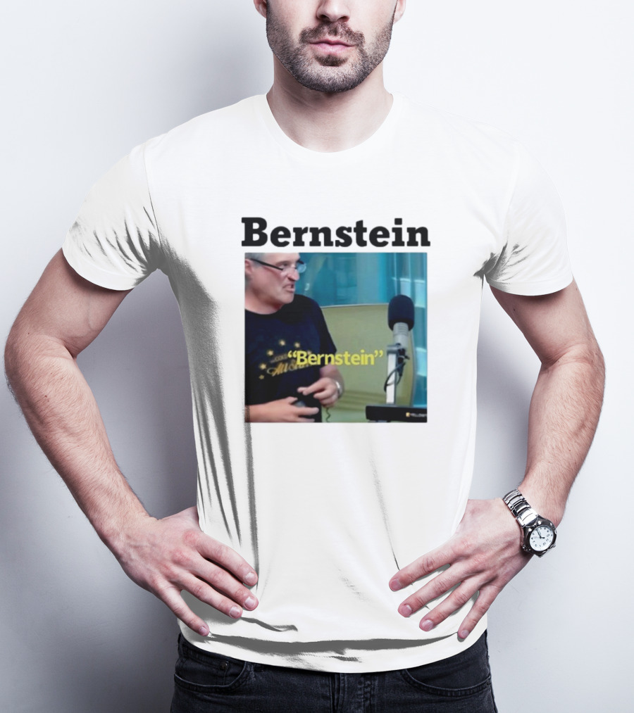 Bernstein Snarky Reply In Radio Studio Scene Featuring Microphone T-Shirt