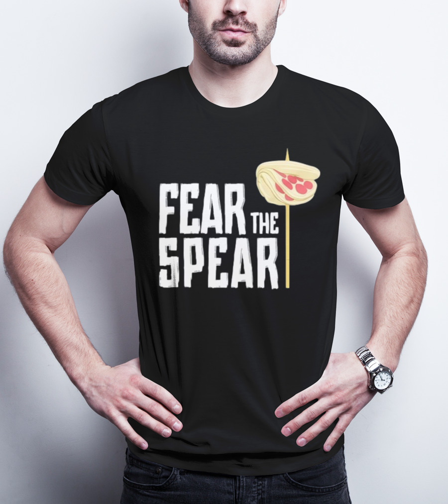 Detroit Tigers Fear The Spear Pizza T-Shirt