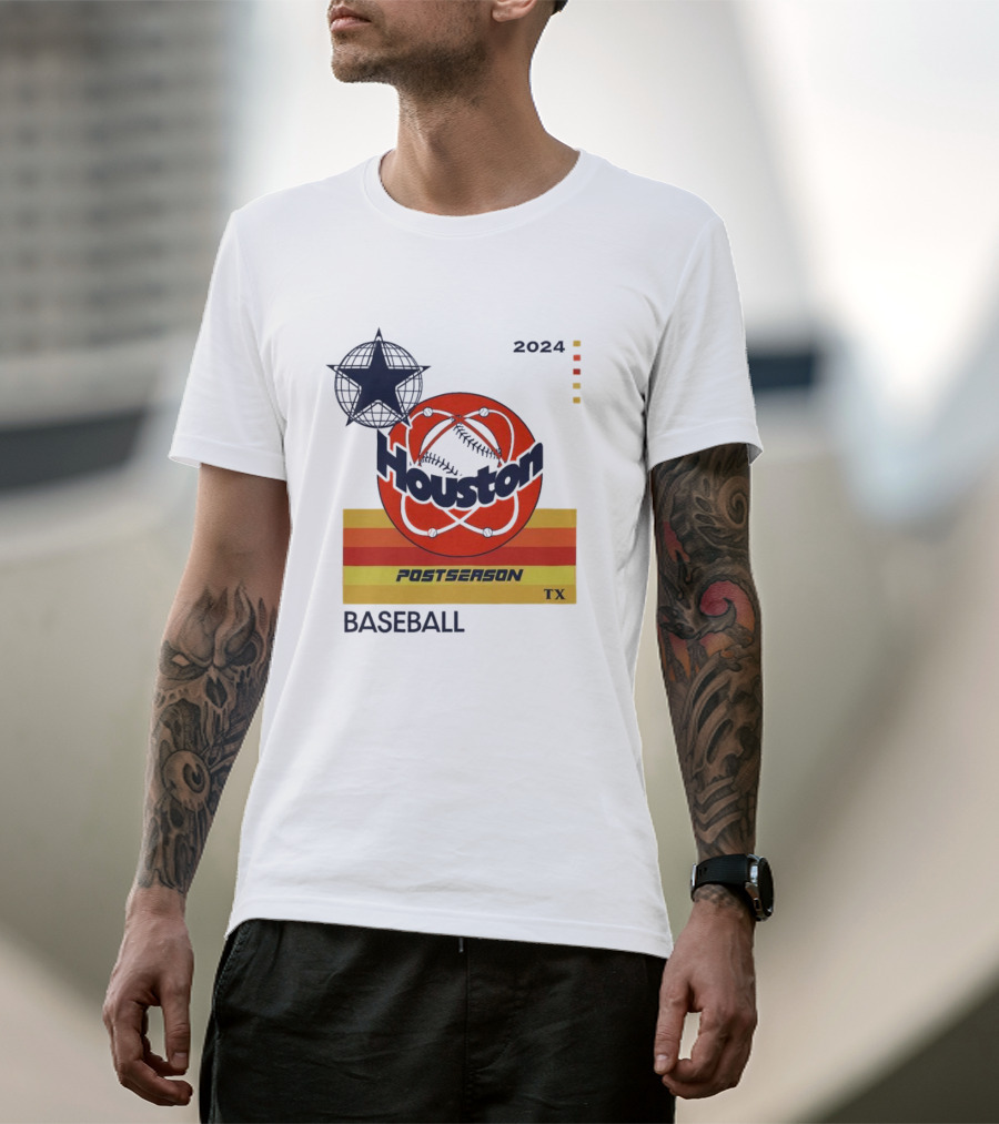 Houston TX Postseason Baseball October T-Shirt