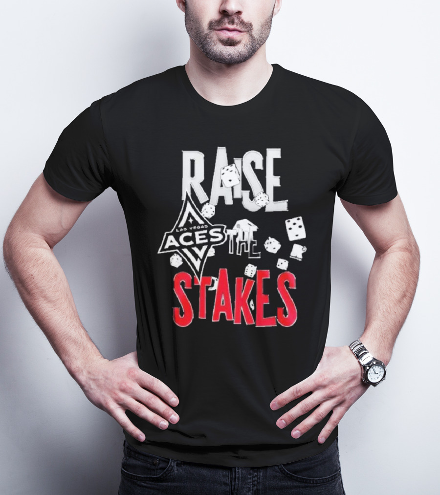 Las Vegas Aces Raise The Stakes Dice T-Shirt
