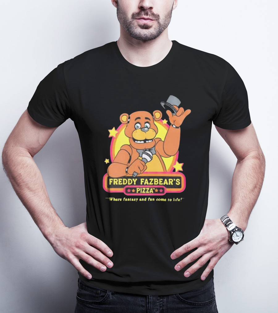Freddy Fazbear’s Pizza Where Fantasy And Fun Come To Life Five Nights At Freddy’s T-Shirt