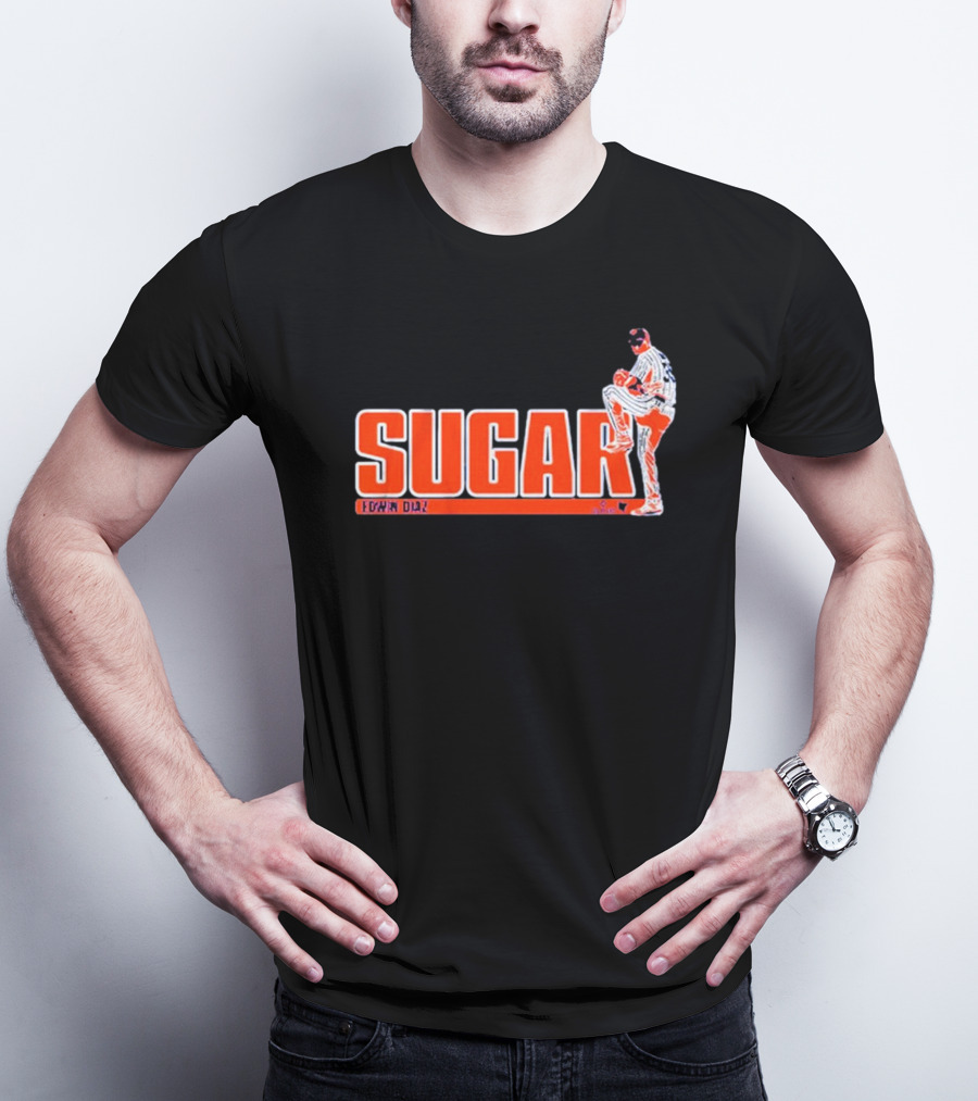 New York Mets Edwin Diaz Sugar Pitching Highlight T-Shirt