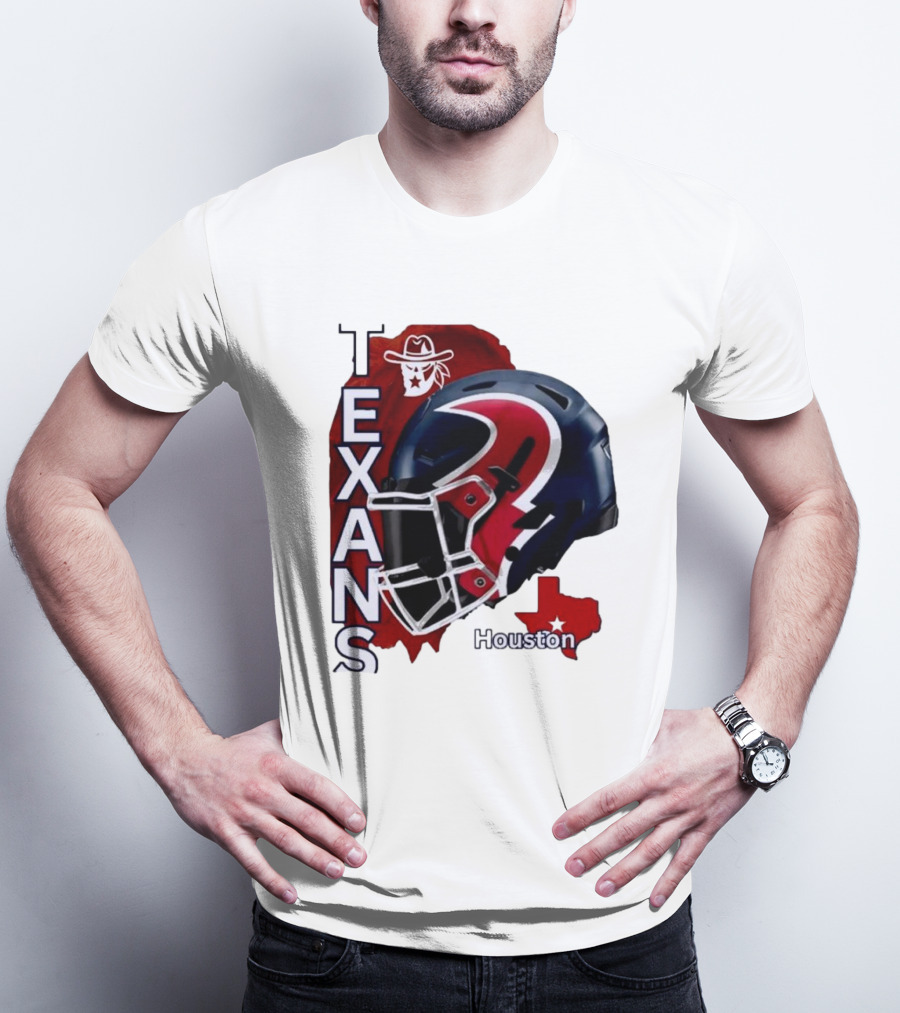 Texans Houston Team Spirit Sports Helmet Texans T-Shirt