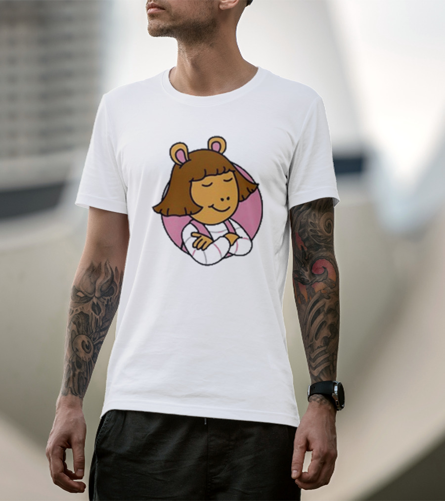 Arthur DW Cartoon Crossed Arms Confident Pose T-Shirt