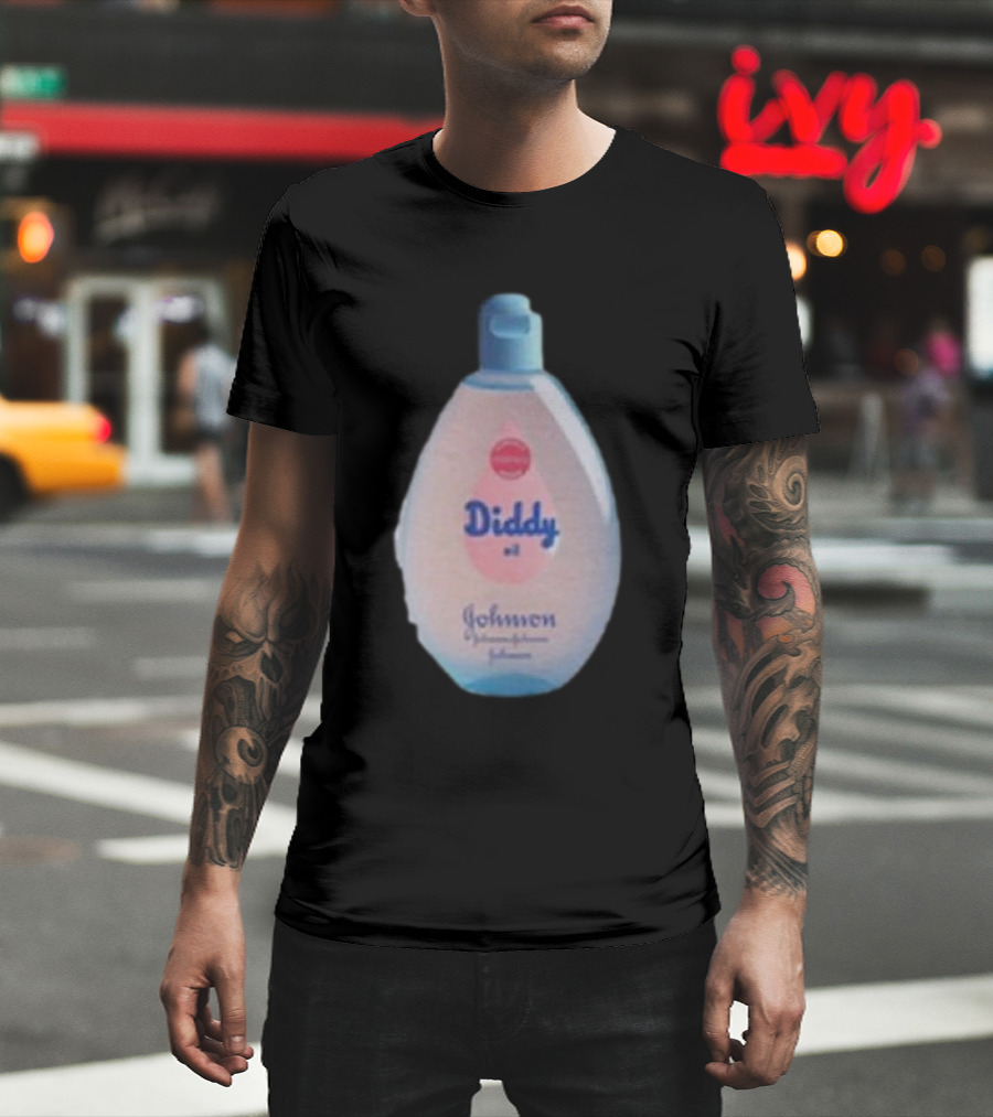 Diddy Oil Johnson Baby Bottle Spoof T-Shirt