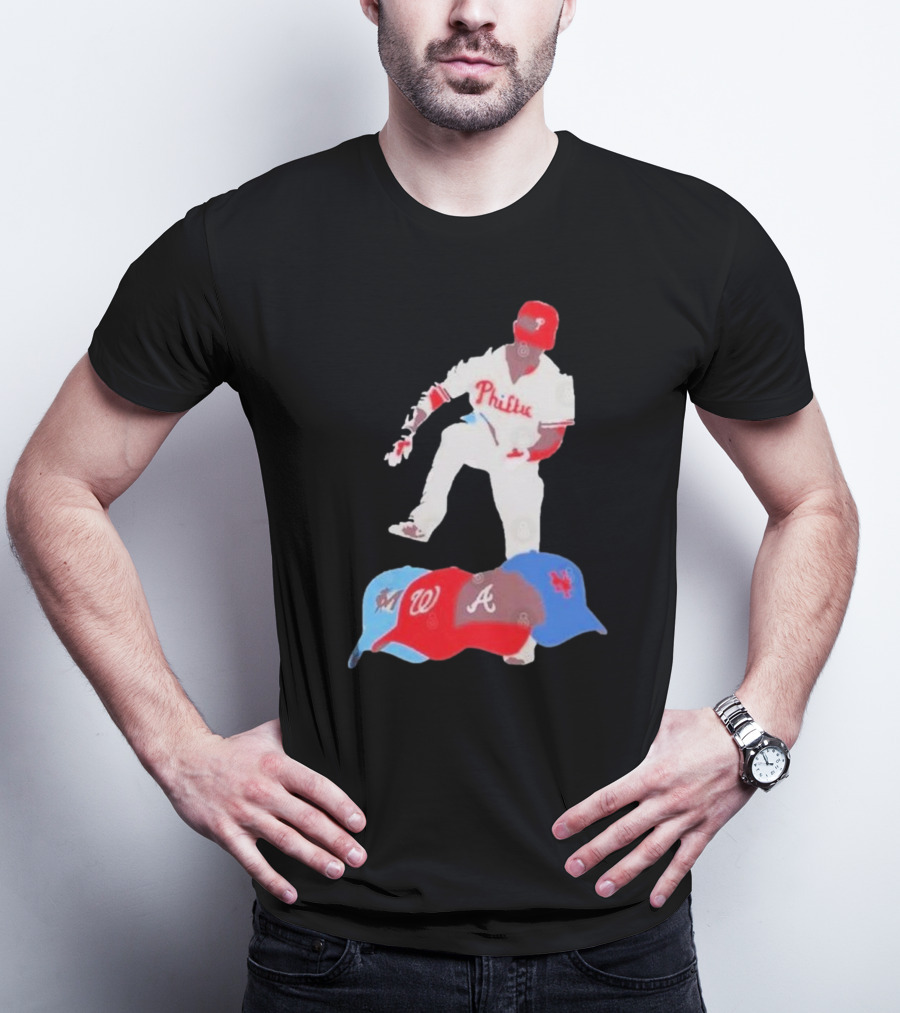 Philadelphia Phillies Stomp Atlanta Washington New York Miami NL East Champs T-Shirt