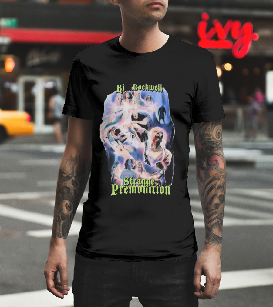 Ki Rockwell Strange Premonition 80s Movie Horror Psychedelic T-Shirt