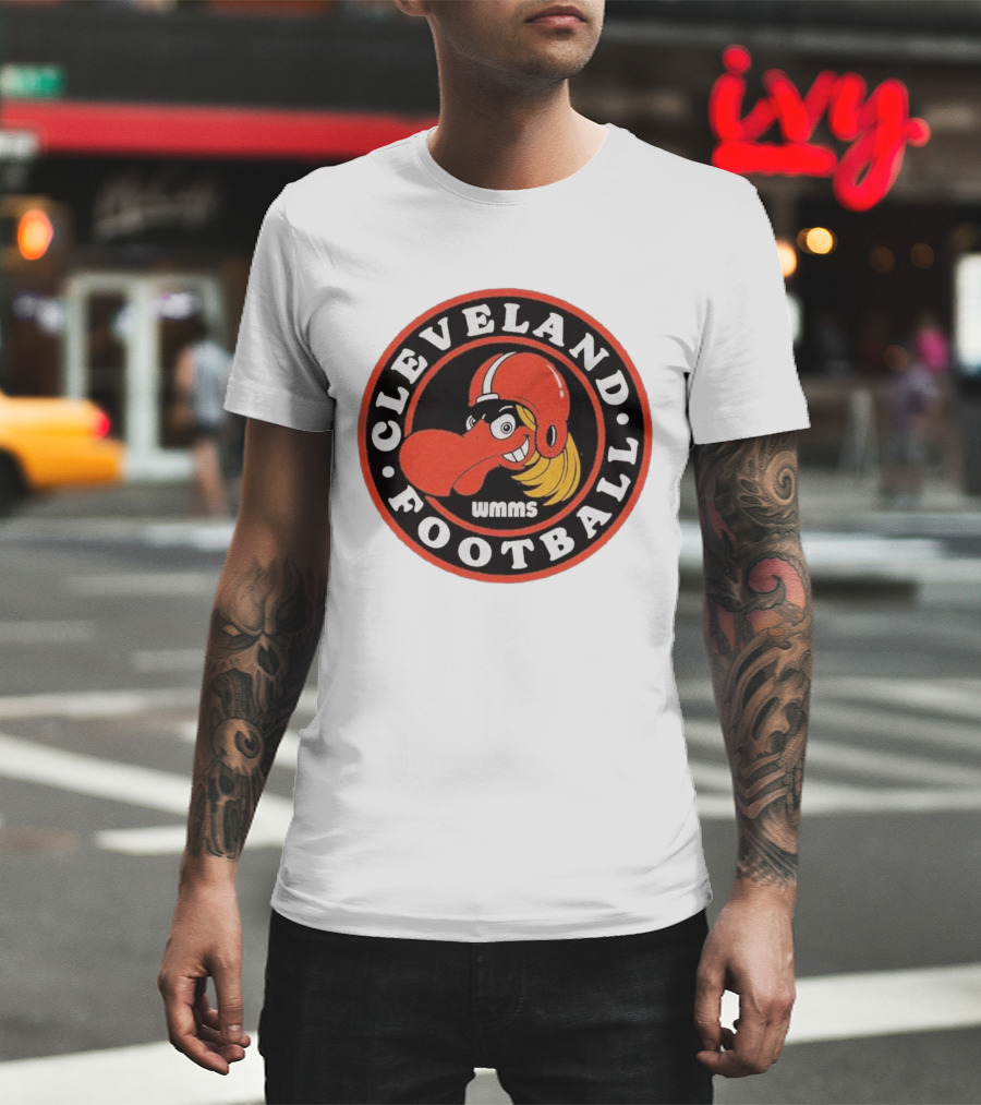 WMMS Cleveland Football 100.7 FM NFL Browns T-Shirt