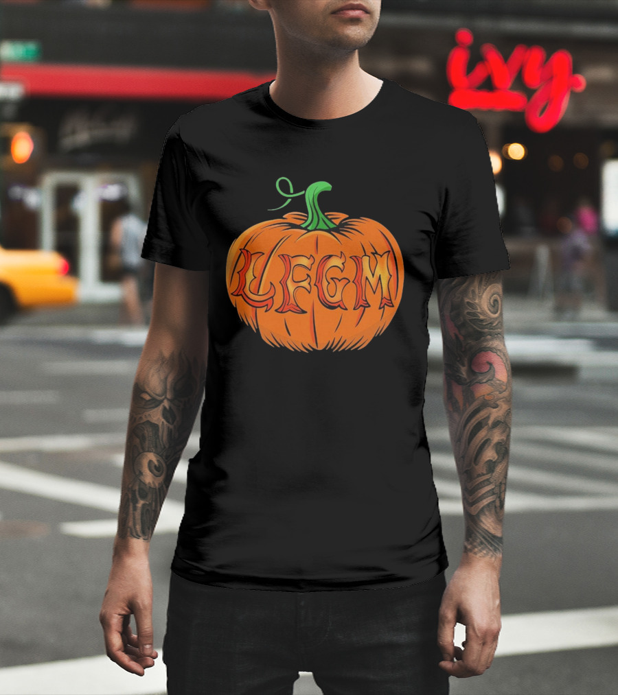 New York Mets LFGM Rally Gourd Pumpkin T-Shirt