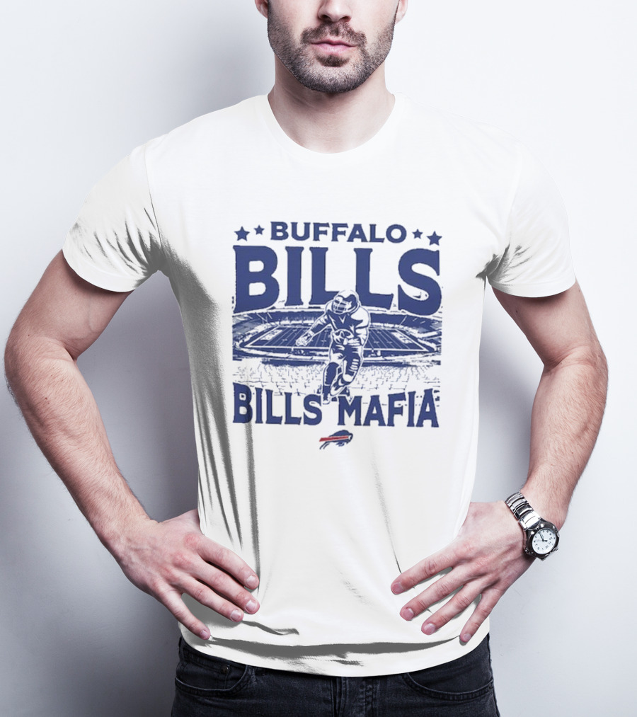 Buffalo Bills Bills Mafia Vintage Stadium Football Gameday T-Shirt