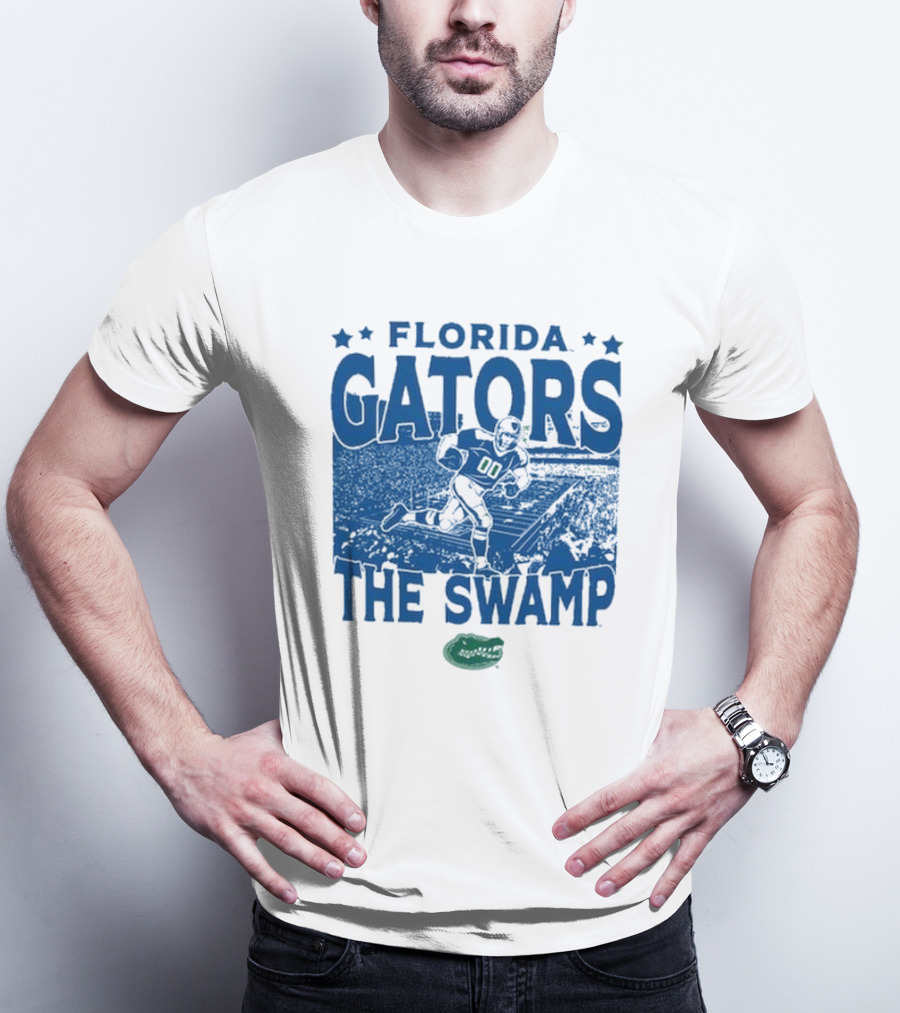 Florida Gators The Swamp Vintage Stadium Football Player Gameday T-Shirt