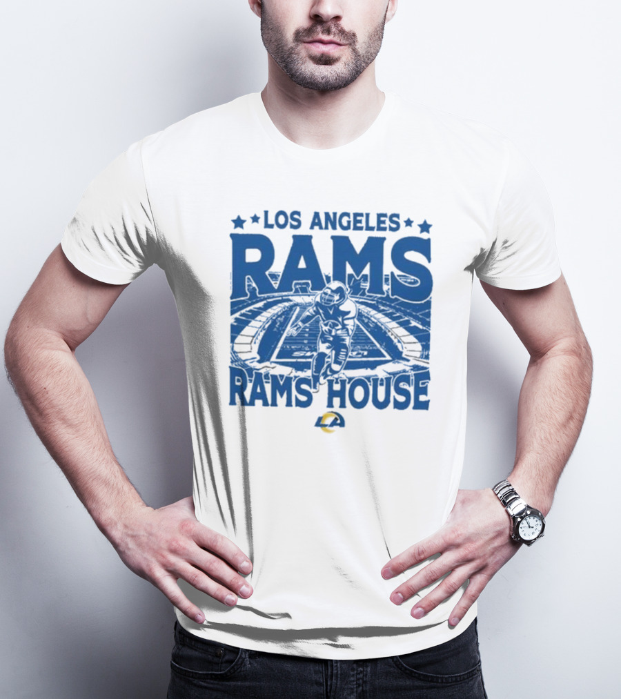 Los Angeles Rams Rams House Vintage Stadium Gameday T-Shirt
