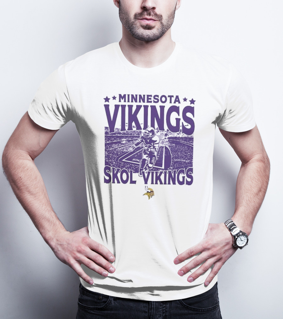 Minnesota Vikings Skol Vintage Stadium Gameday Vikings T-Shirt