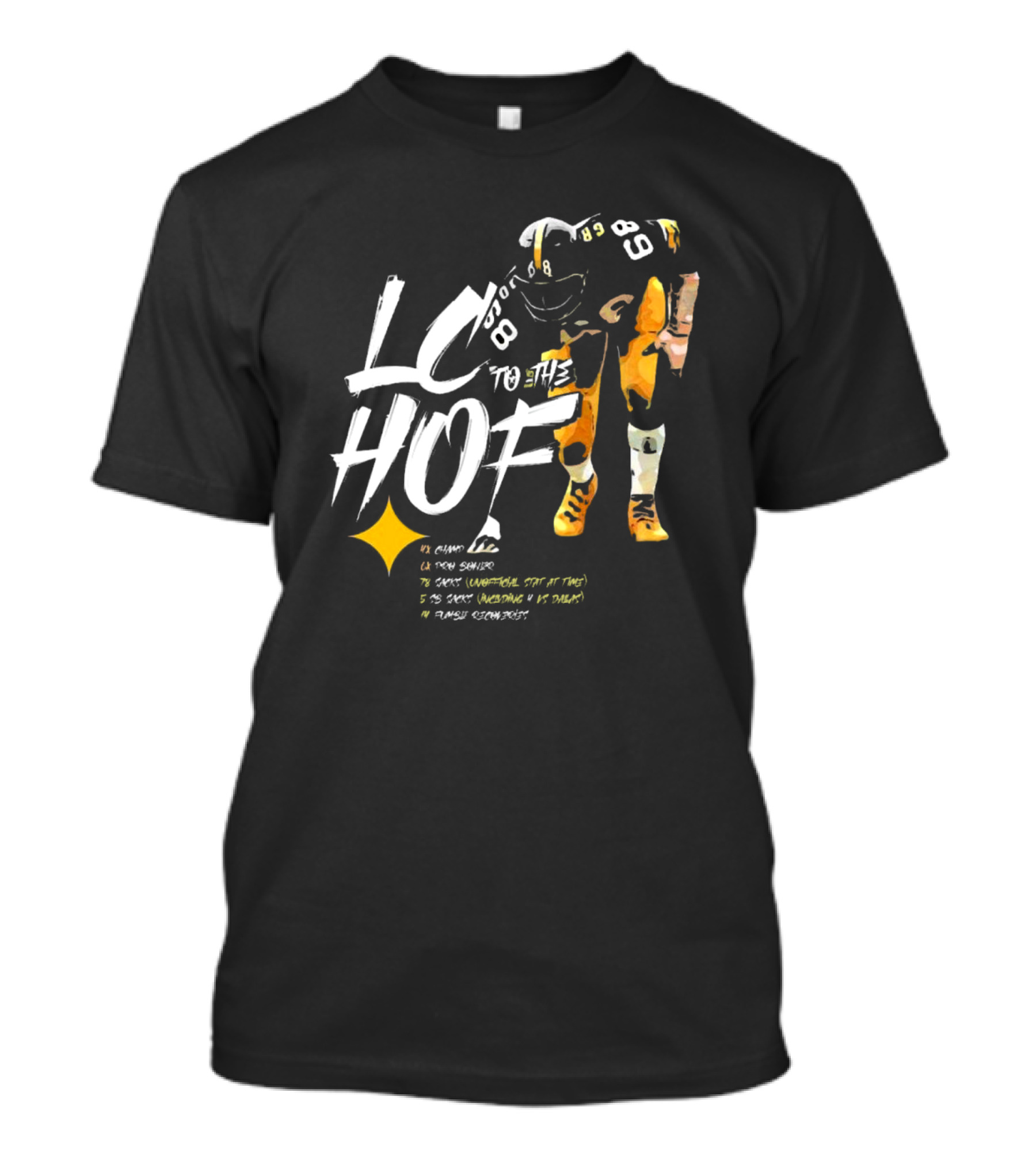 Pittsburgh Steelers LC Greenwood LC To The HOF T-Shirt