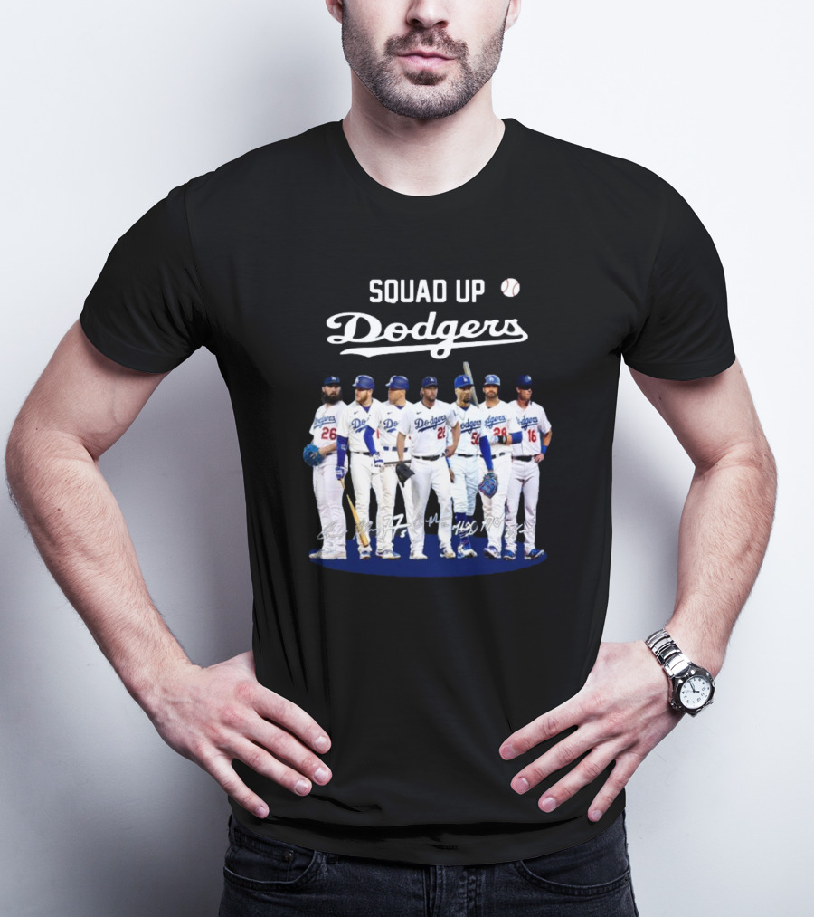 Squad Up Dodgers Los Angeles MLB Team T-Shirt