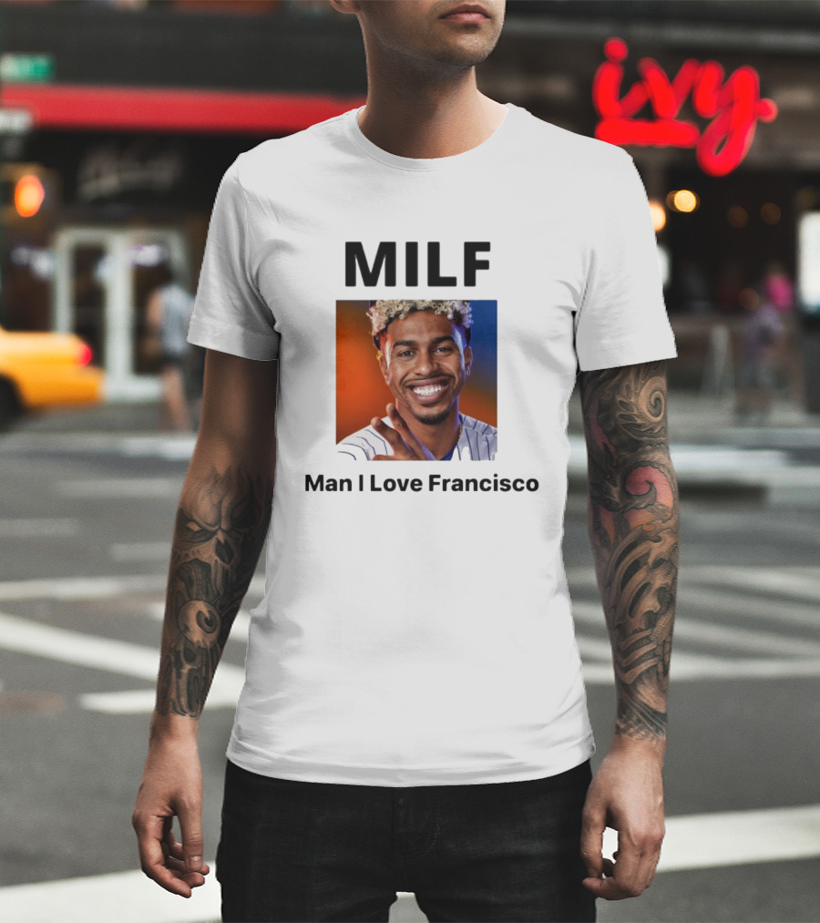 MILF Man I Love Francisco Lindor MLB New York Mets T-Shirt