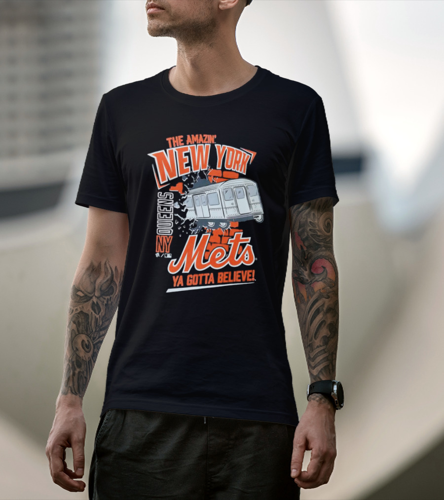 The Amazin' New York Mets Queens NY Ya Gotta Believe T-Shirt