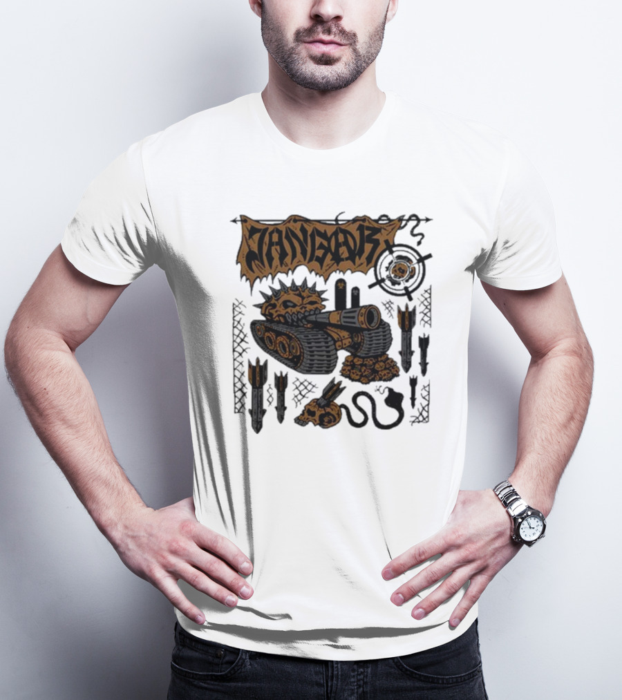 Jangar Demagog Heavy Metal Tank Skull T-Shirt