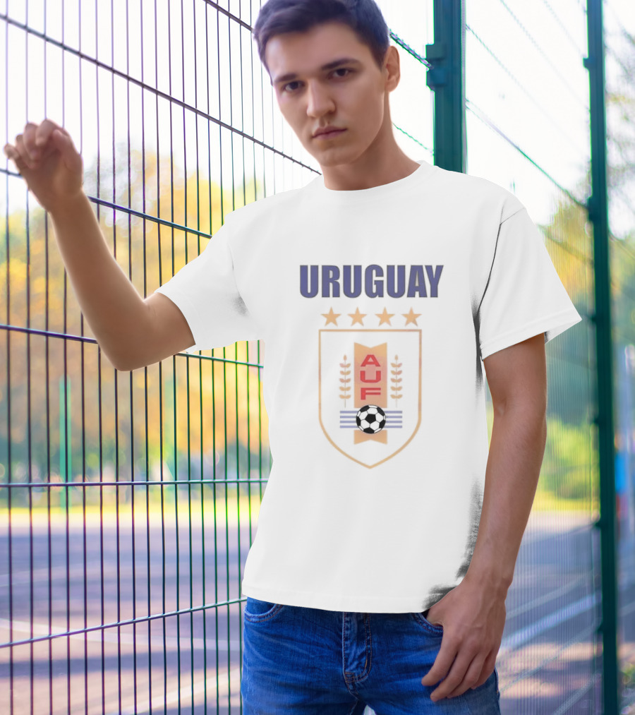 Uruguay AUF Logo Copa America Emblem T-Shirt