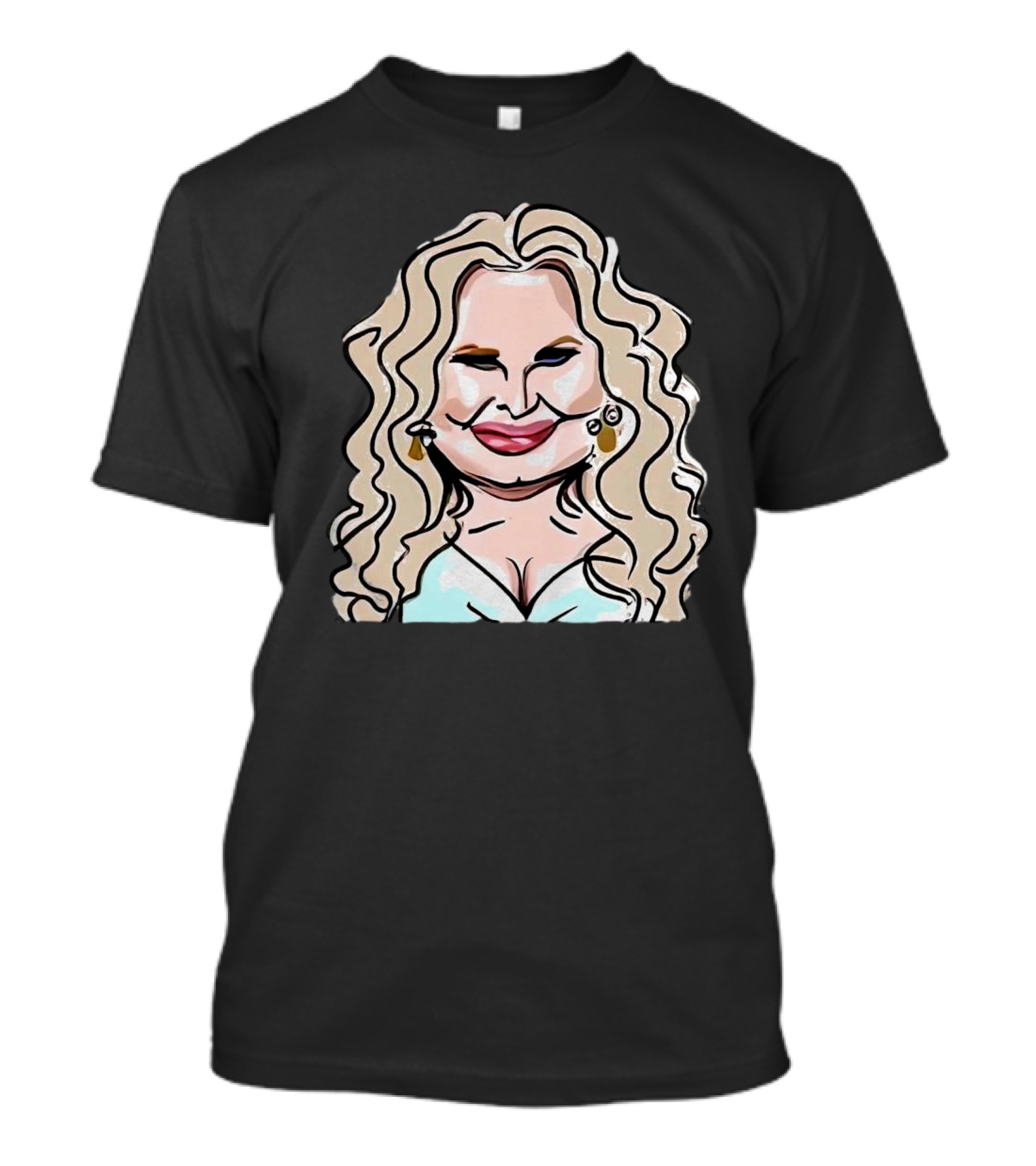 Jennifer Coolidge Cartoon Sticker T-Shirt