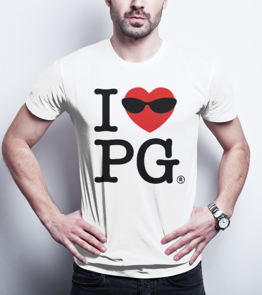 I Heart PG Cool Sunglasses Emblem T-Shirt