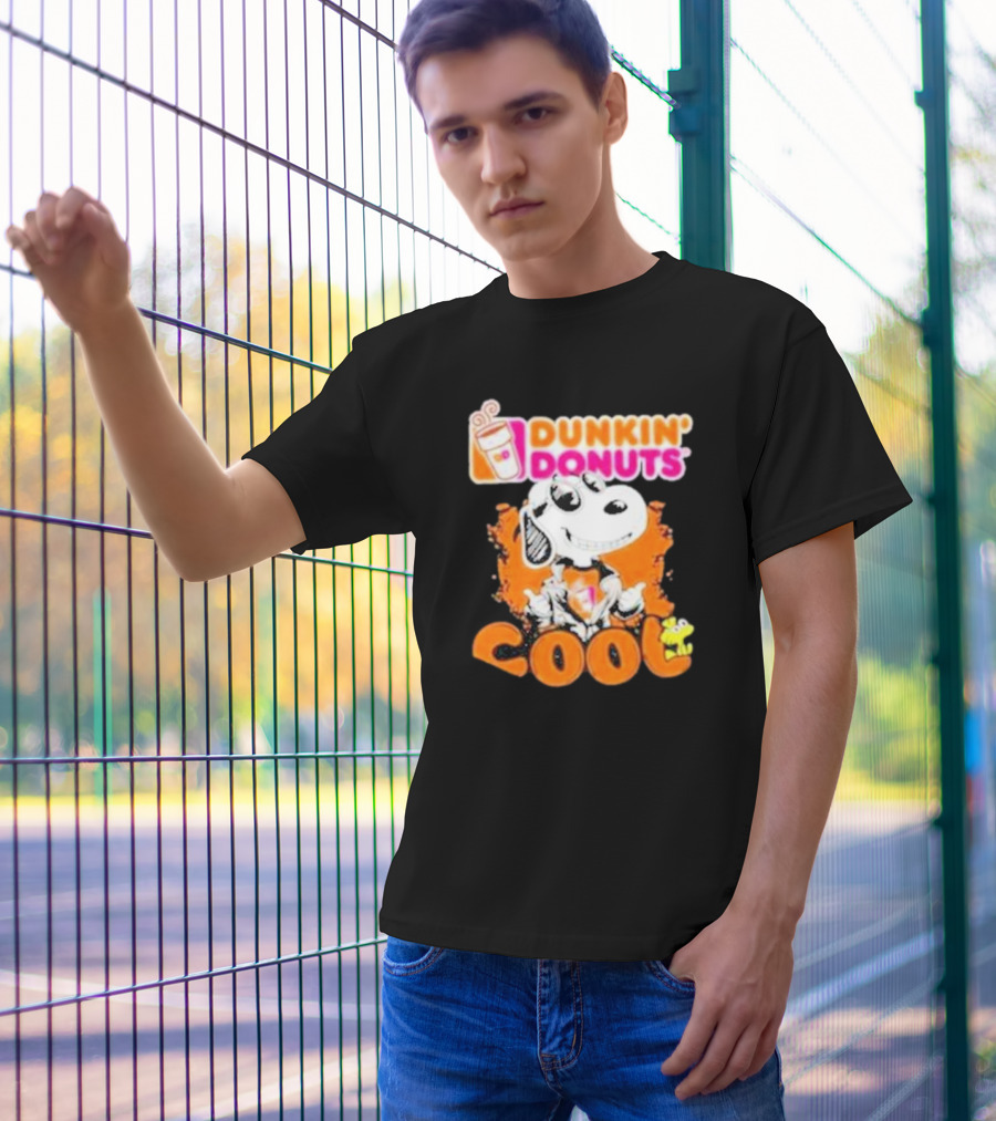 Snoopy Woodstock Dunkin' Donuts Cool T-Shirt