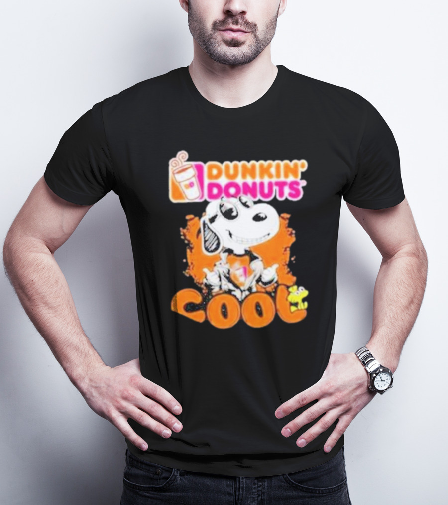 Snoopy Woodstock Dunkin' Donuts Cool T-Shirt