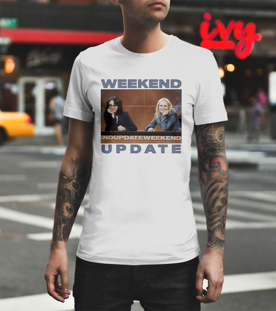 Tina Fey Amy Poehler Weekend Update T-Shirt