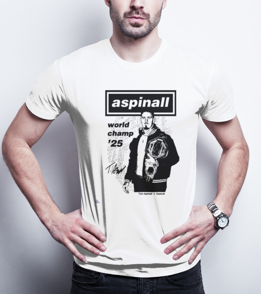 Aspinall World Champ ’25 Tomaspinal X Dosbark T-Shirt