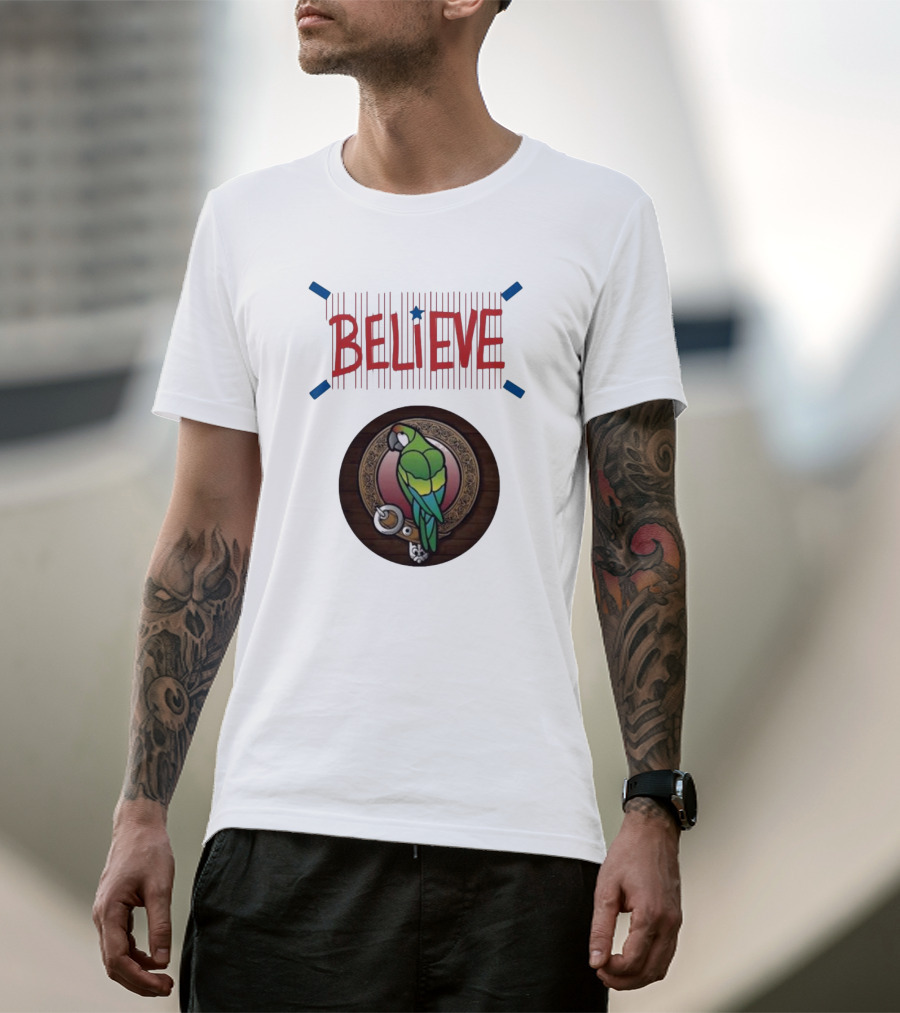 Believe Game Sound Red October At The Parrot Philadelphia Phillies T-Shirt