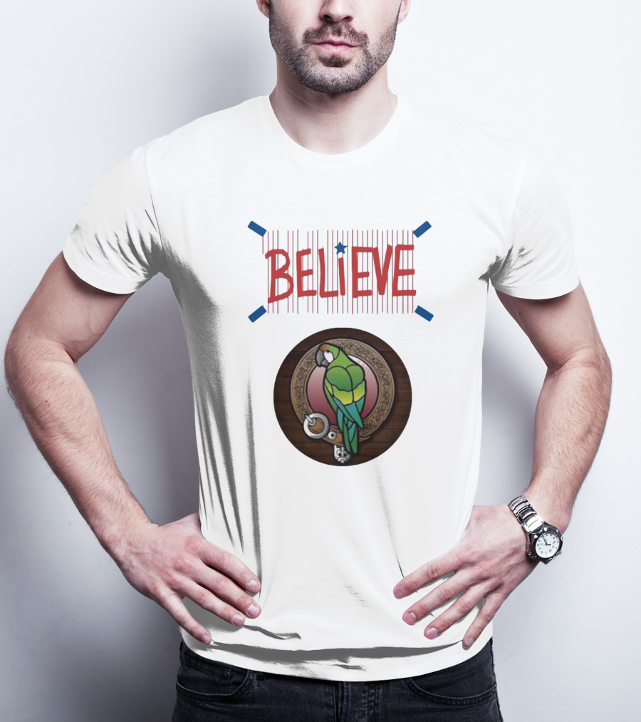 Believe Game Sound Red October At The Parrot Philadelphia Phillies T-Shirt