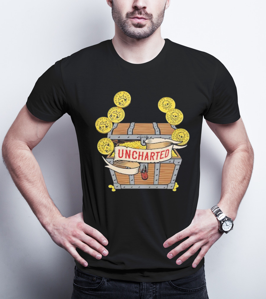 Less Than Jake Uncharted Treasure Chest And Coins T-Shirt
