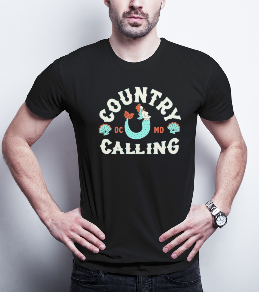 Country Calling Mermaid OC MD Festival T-Shirt