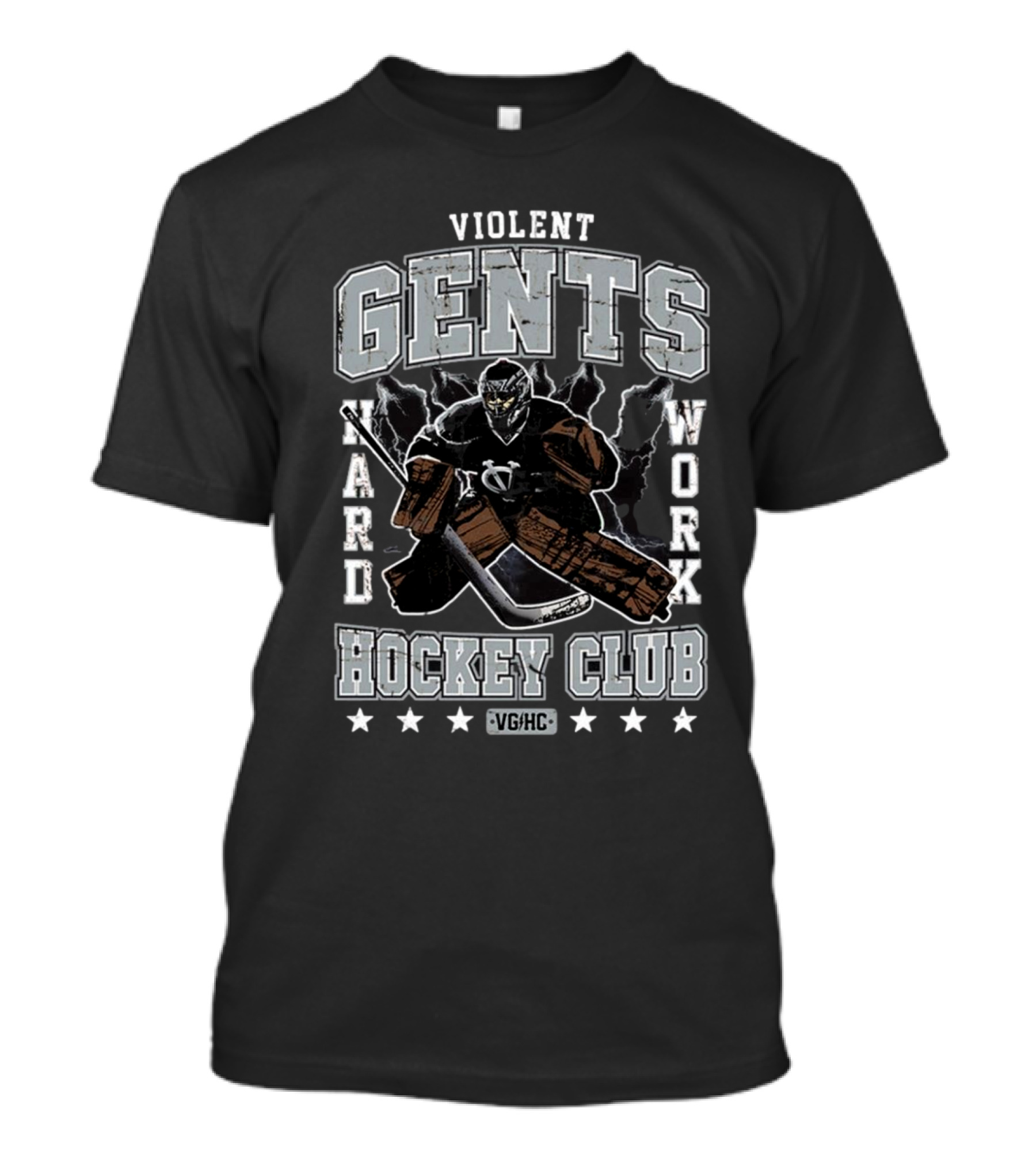 Violent Gents Hockey Club Hard Work VGHC Vintage Showstopper T-Shirt