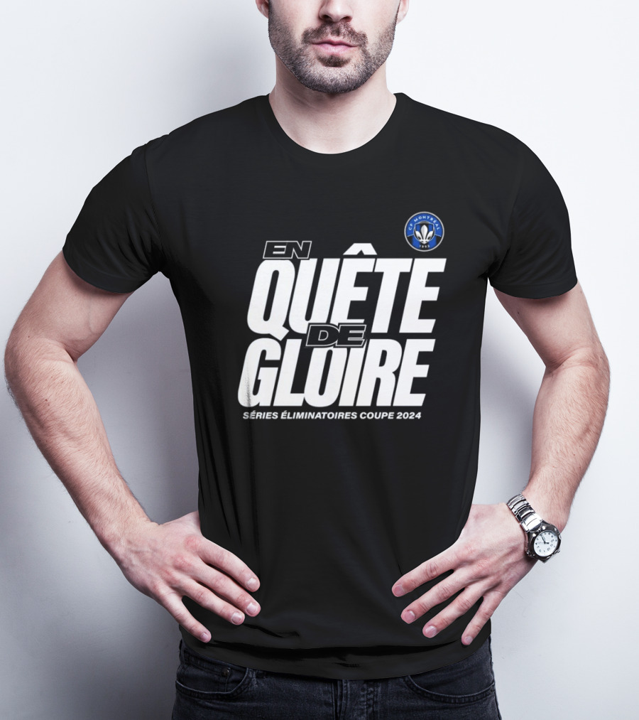 CF Montreal En Quête De Gloire Séries Éliminatoires Coupe T-Shirt