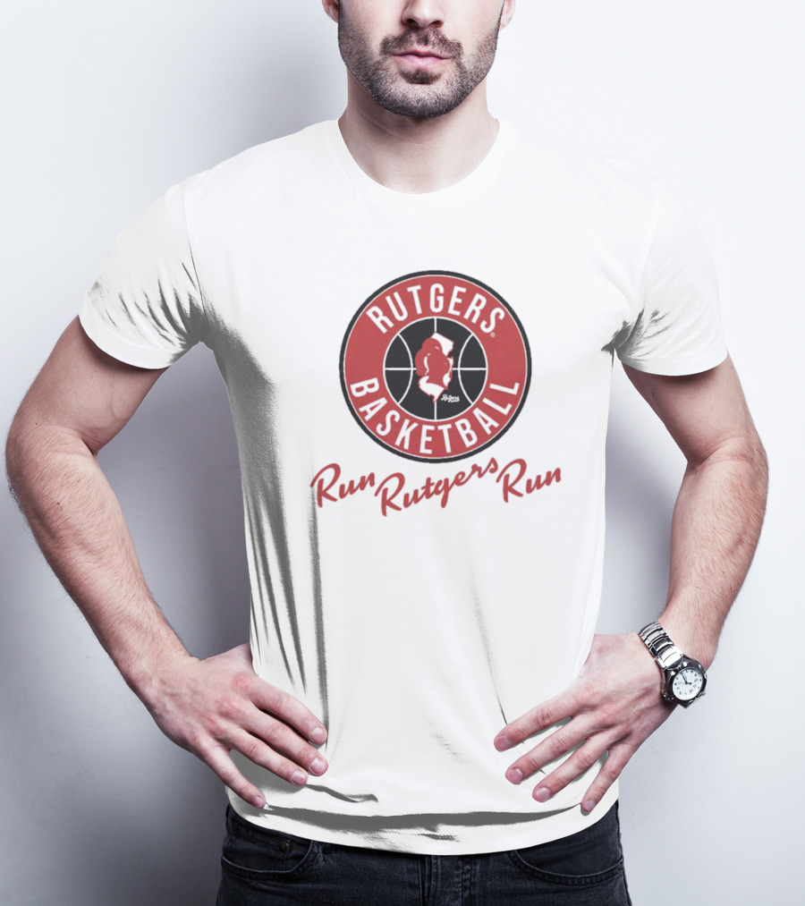 Rutgers Basketball Run Rutgers Run Vintage T-Shirt