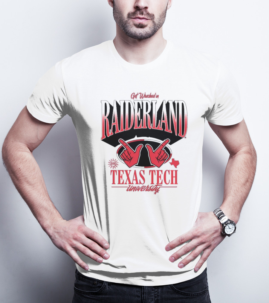 Get Wrecked In Raiderland Texas Tech University Texas 806 T-Shirt