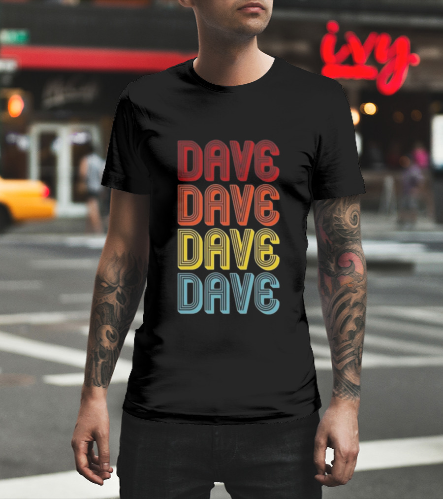 Julia Roberts Wearing Dave Dave Dave Dave Retro T-Shirt