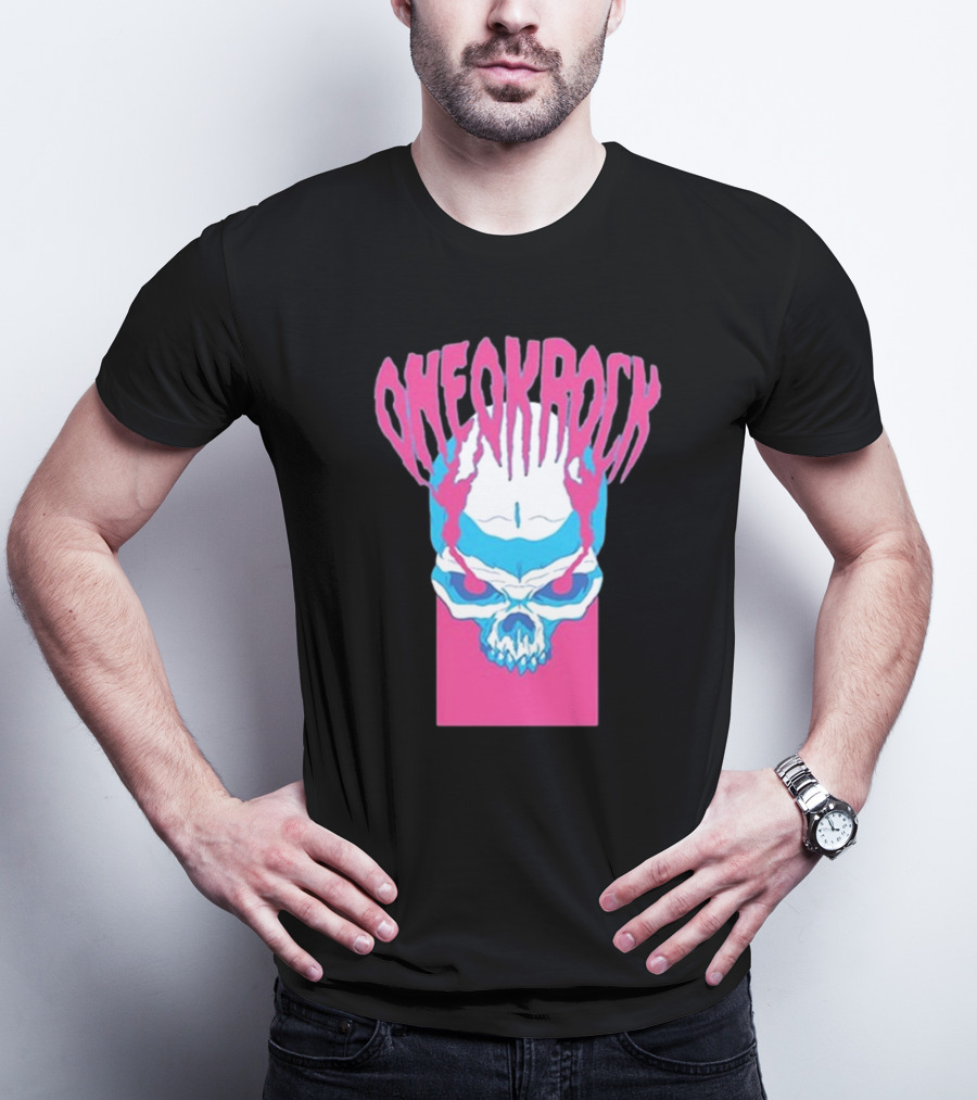 ONE OK ROCK Skull Neon T-Shirt