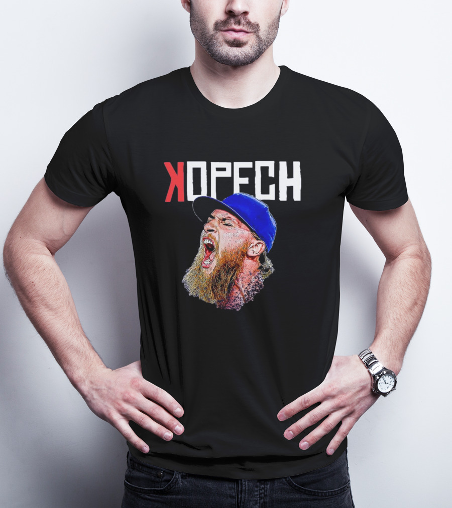 Kopech MLB Pitcher Intensity Los Angeles Scream T-Shirt