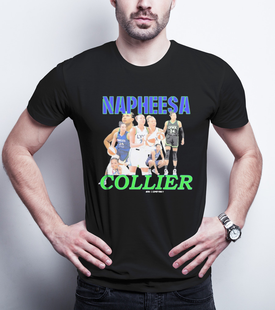 Napheesa Collier Minnesota Lynx WNBA The Homegrown Company Collage T-Shirt