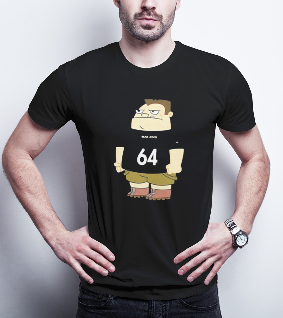 Baltimore Ravens 64 Tyler Linderbaum Buford Van Stomm Ravens Fan T-Shirt